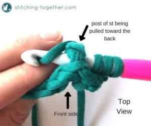 How to Front Post Treble Crochet and Back Post Treble Crochet - fptr ...