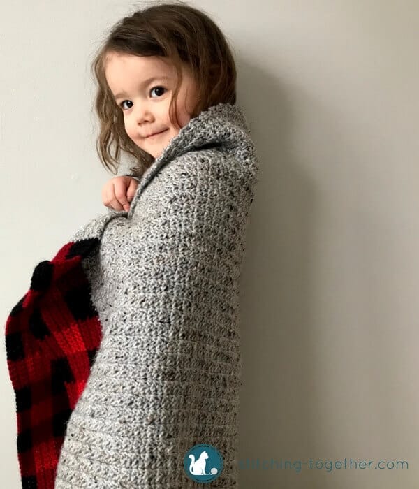 Buffalo Plaid Baby Blanket - Free Crochet Pattern