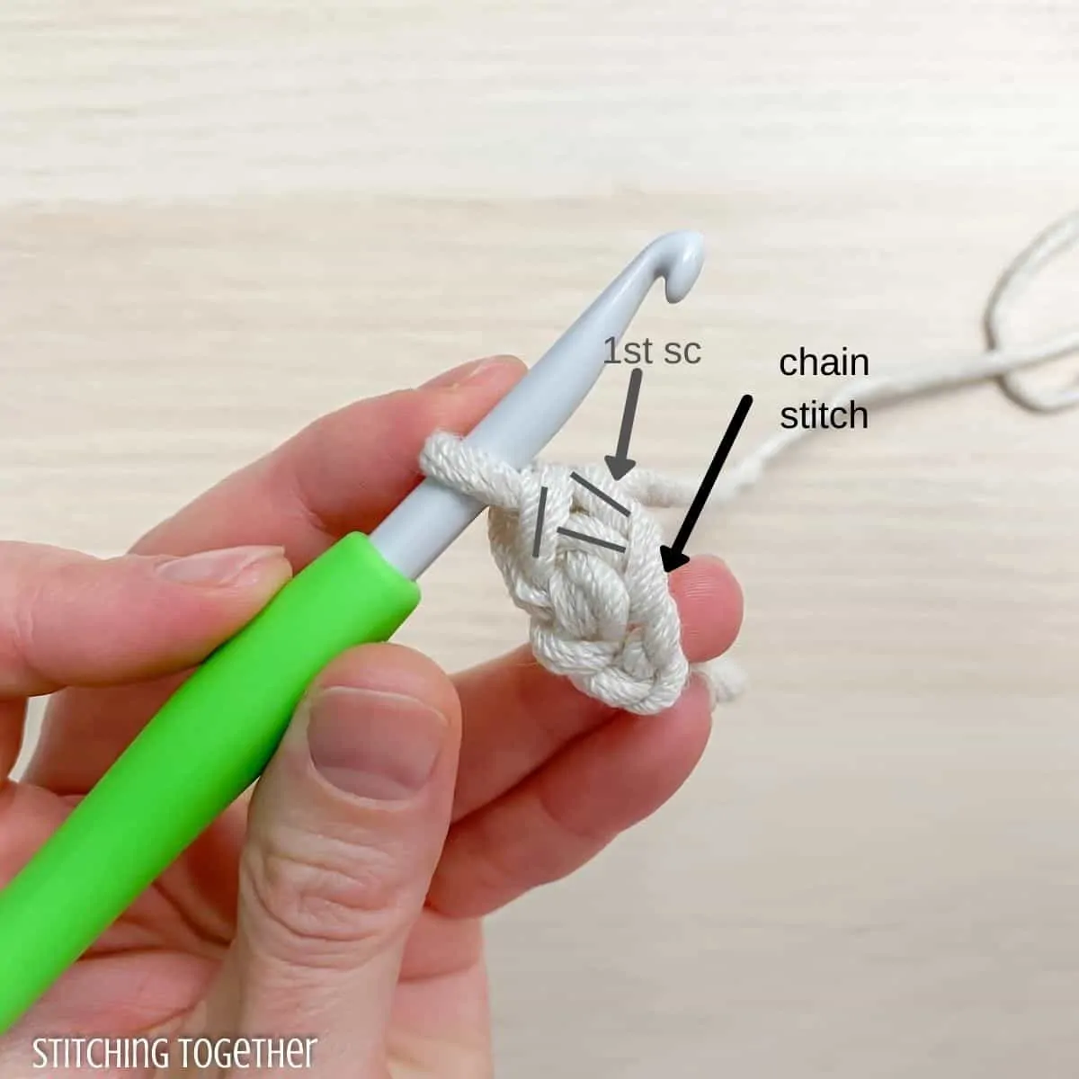 Foundation Single Crochet Stitch (fsc) Tutorial