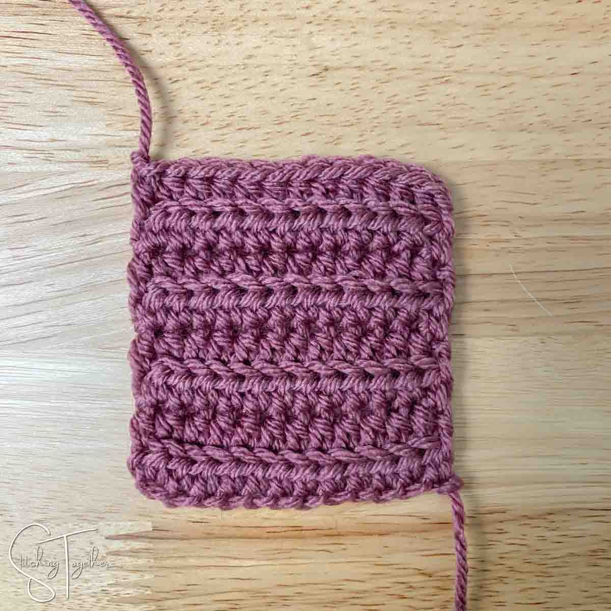 Half Double Crochet Scarf