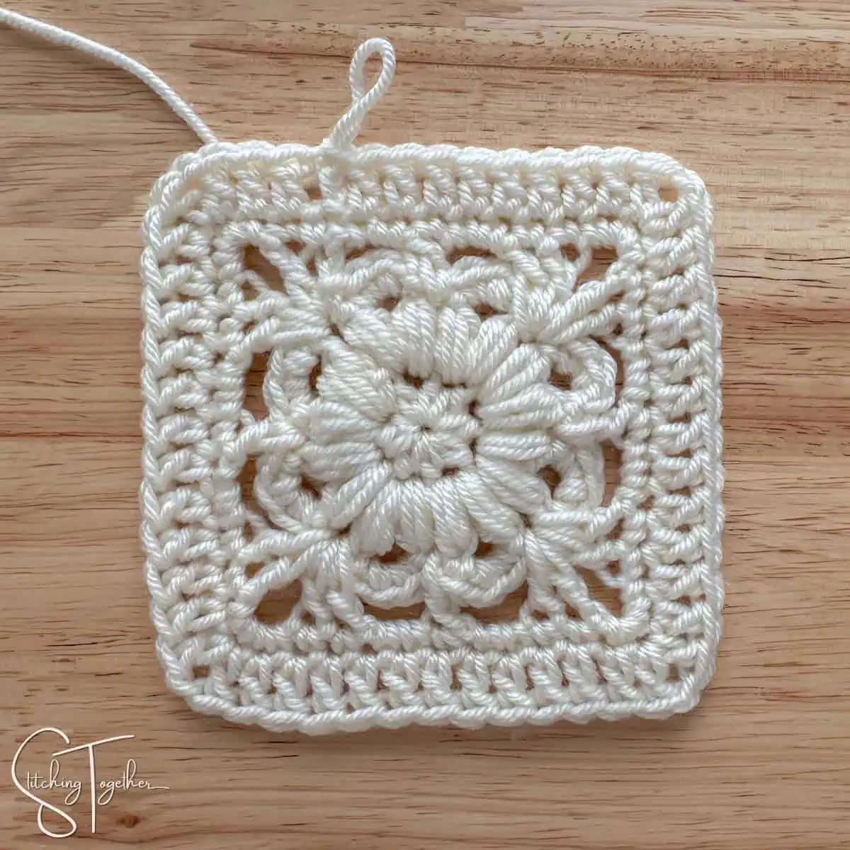 Fountain Flower Crochet Granny Square Pattern Free