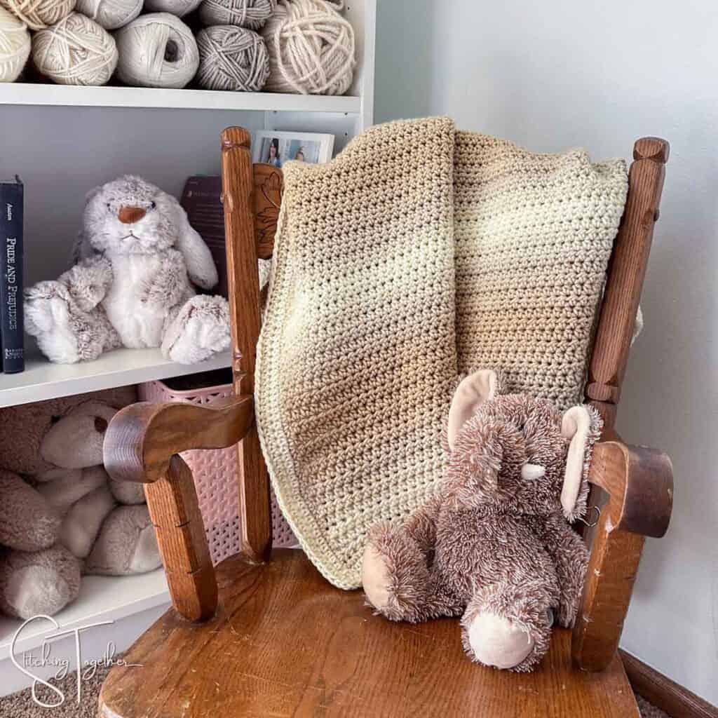 Half Double Crochet Baby Blanket Pattern