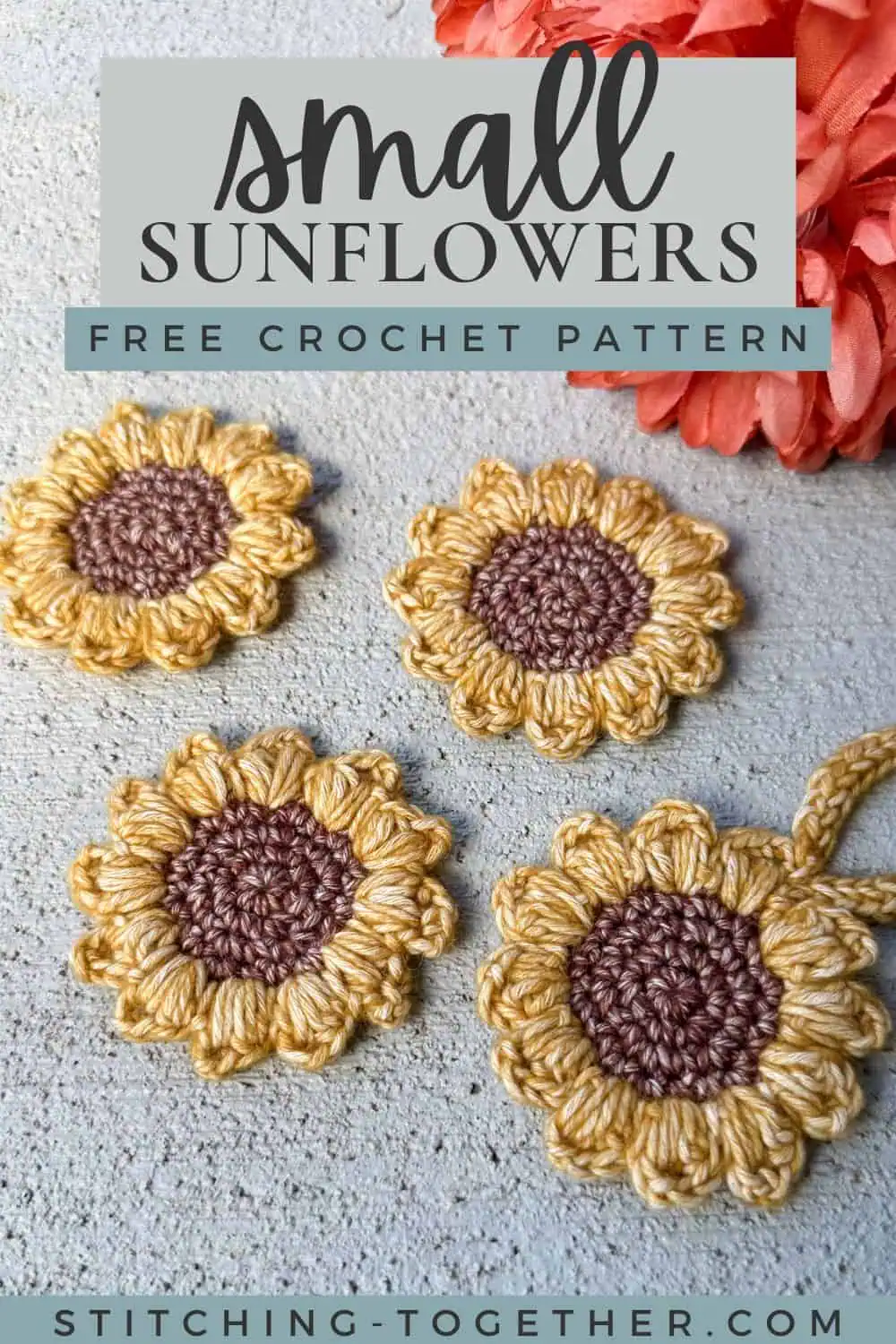 Small Sunflower Crochet Pattern Free