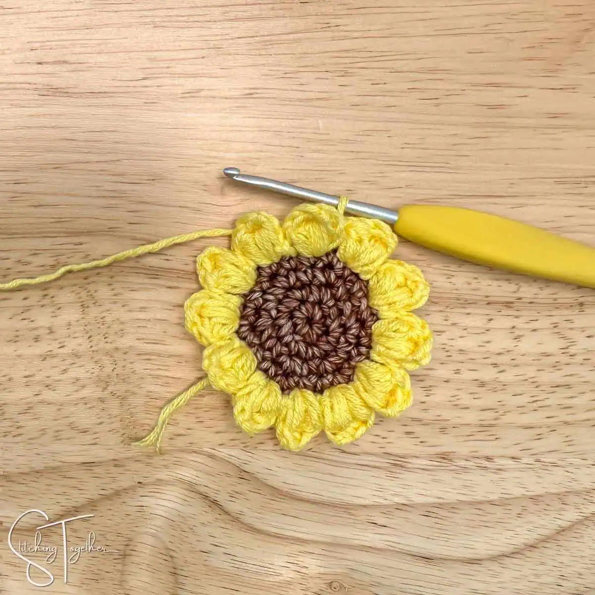 Small Sunflower Crochet Pattern Free