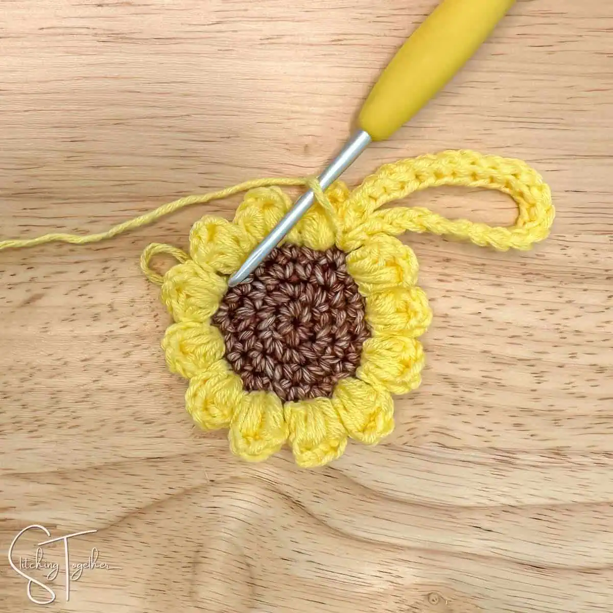 Small Sunflower Crochet Pattern Free