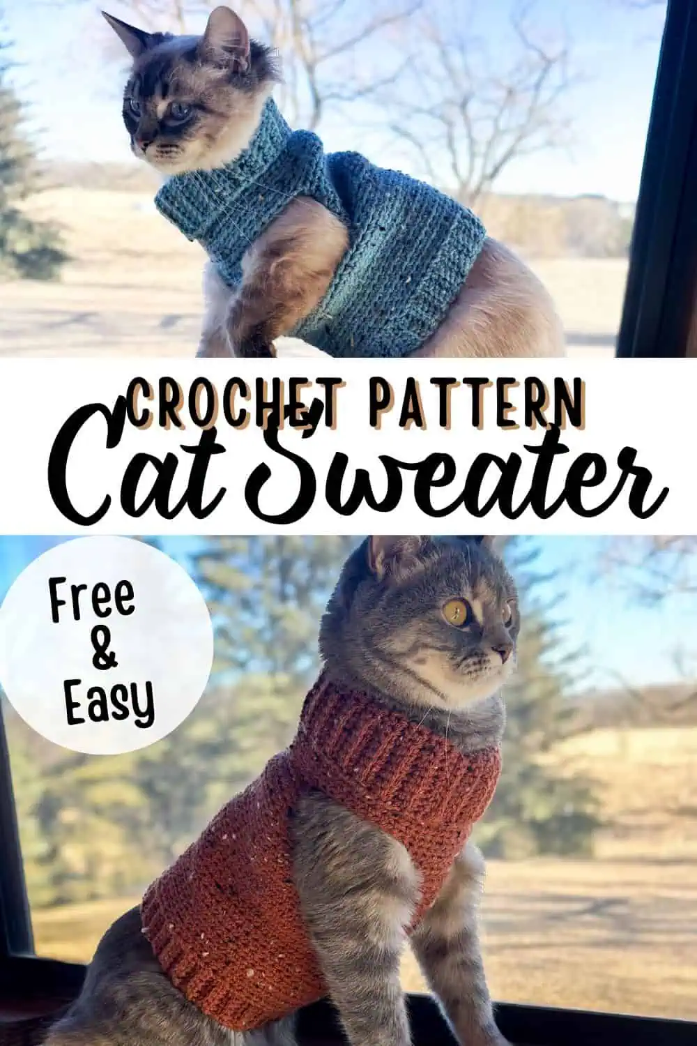Free Crochet Cat Sweater Pattern